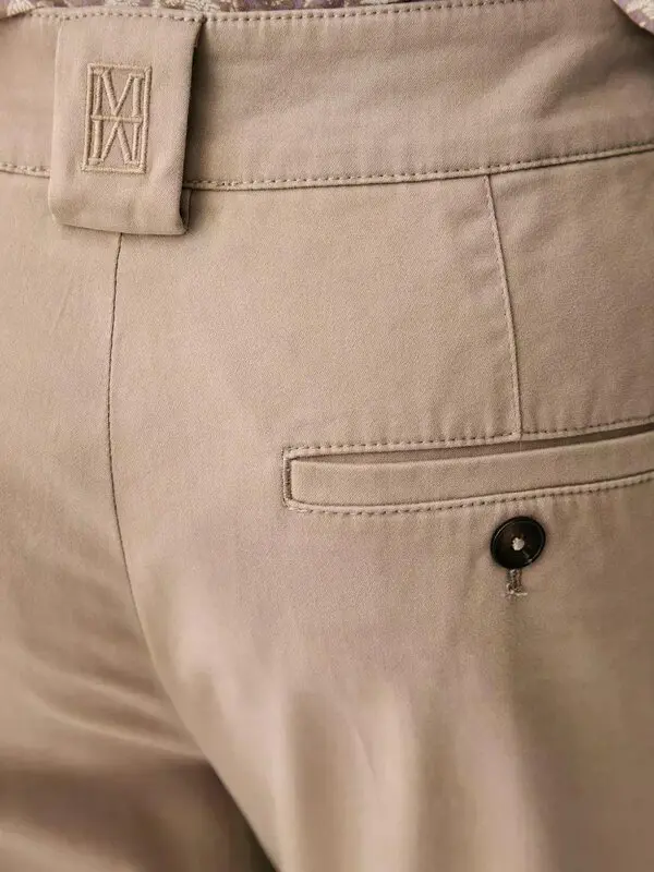 Marc O'polo Pressed-crease Flared Trousers - Neutrals