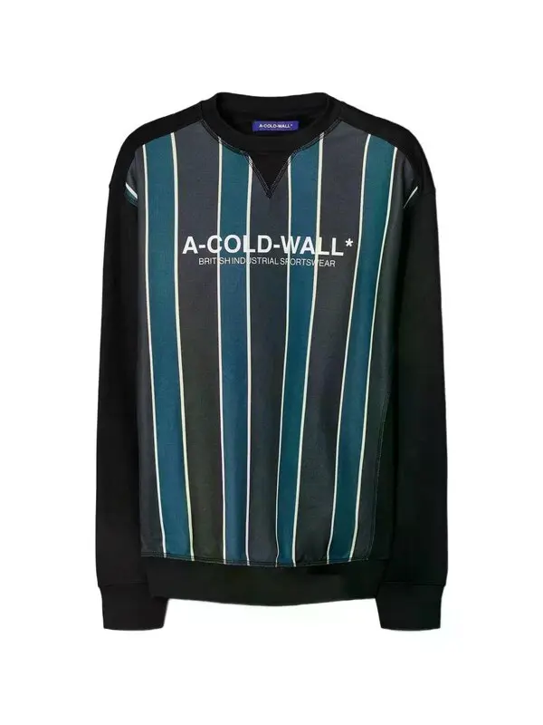 A-COLD-WALL* Striped Logo-print Sweater