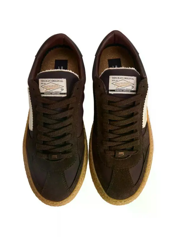 PURAAI Logo-patch Panelled Sneakers