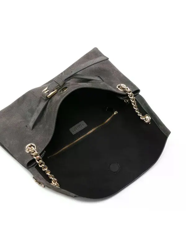 Orciani Logo-plaque Chain-link Shoulder Bag