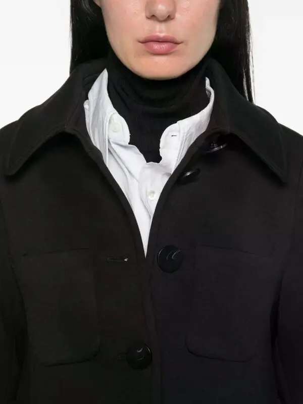 PSOPHIA Button-up Patch-pocket Coat