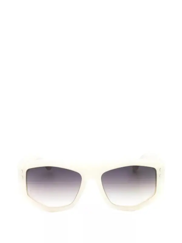 Isabel Marant Geometric-frame Sunglasses - Neutrals