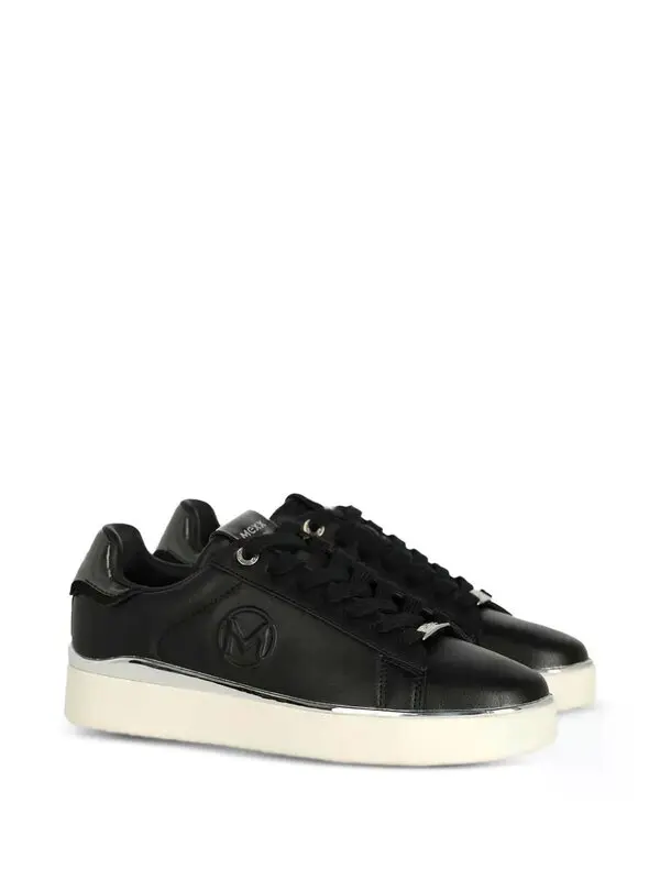 MEXX Pemma Oana Logo-embossed Metallic-trim Sneakers - Black