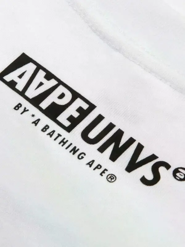 AAPE BY *A BATHING APE Logo-print T-shirt - White