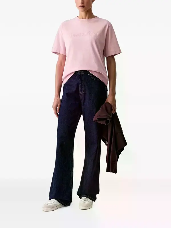 Marc O'polo Logo-embroidered T-shirt - Pink
