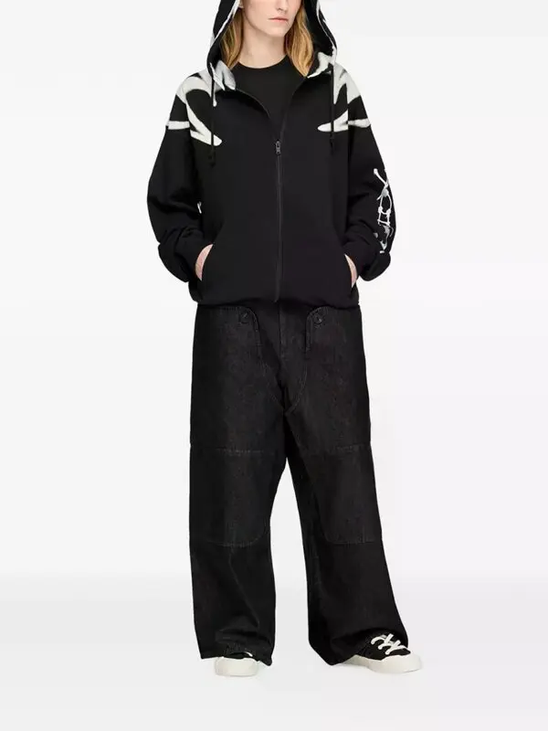 Y3 Chito Zip-up Hoodie - Black