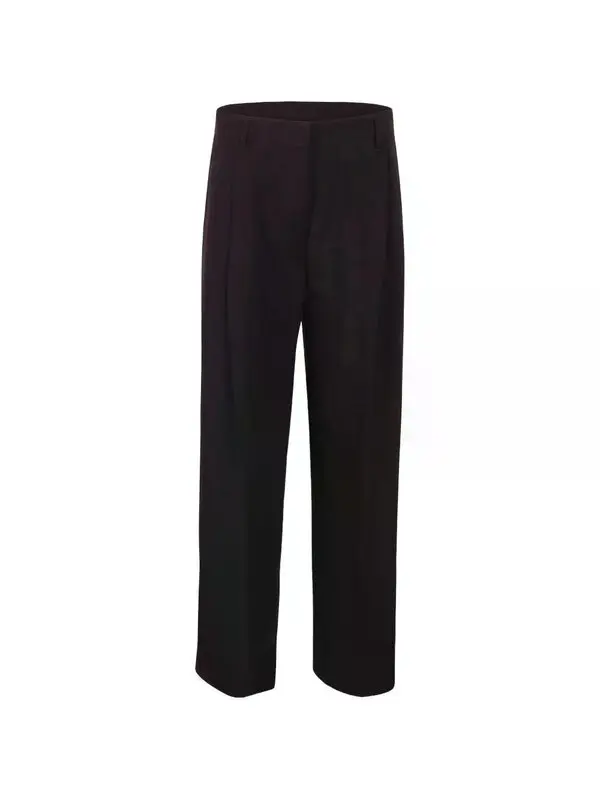 Christian Wijnants Pama Pleated Wide-leg Trousers - Purple
