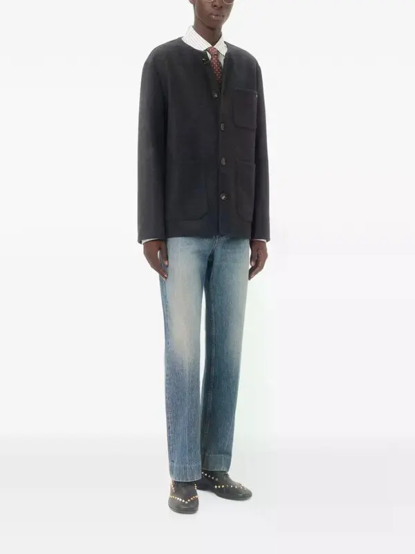 Valentino Garavani Vlogo Collarless Shirt