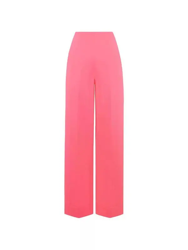 GEMY MAALOUF Straight-leg Turned-up Trousers - Pink