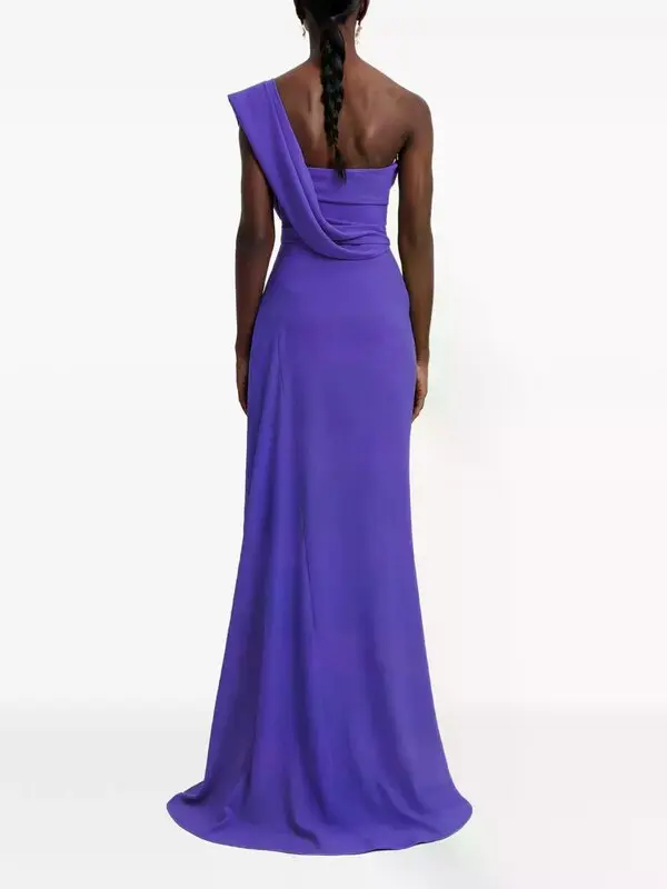 GEMY MAALOUF Crystal-embellished Draped Corset Dress