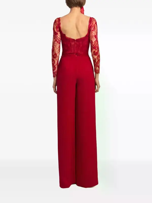 GEMY MAALOUF Overlapped Flared Trousers