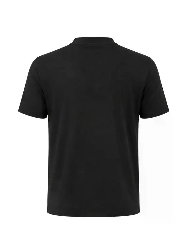 Alpha Studio Mock-neck Short-sleeve T-shirt