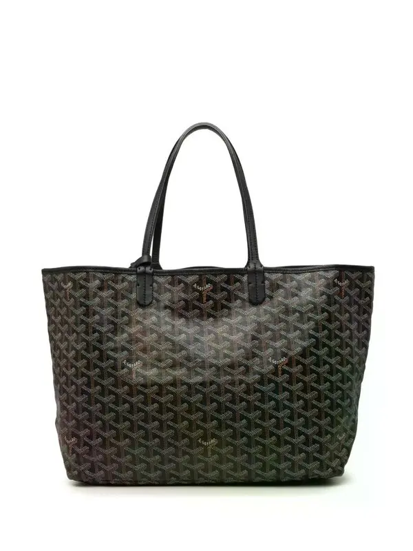Goyard 2018 Goyardine Saint Louis Pm Tote Bag - Black