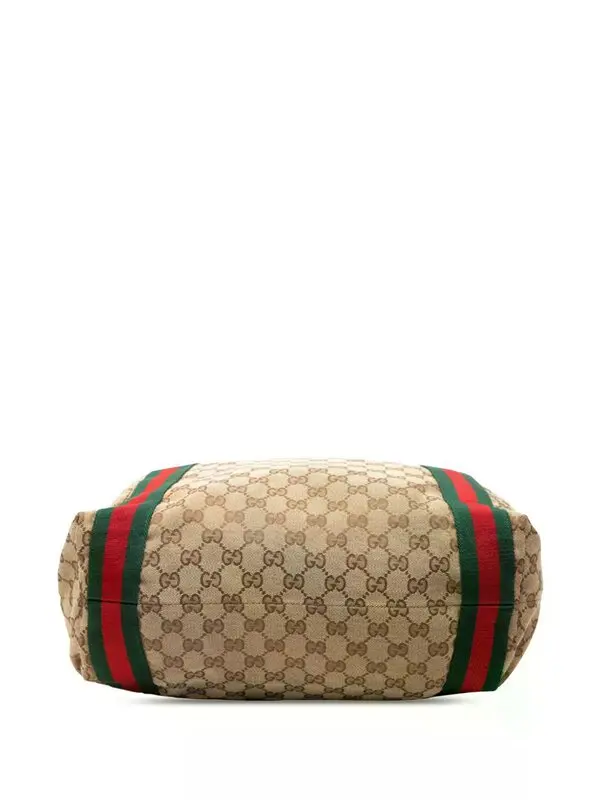 Gucci 2000-2015 Gg Canvas Web Tote Bag