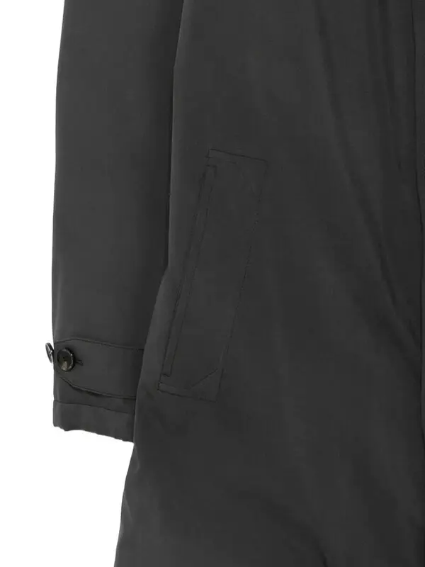 Brioni Hooded Button-up Coat