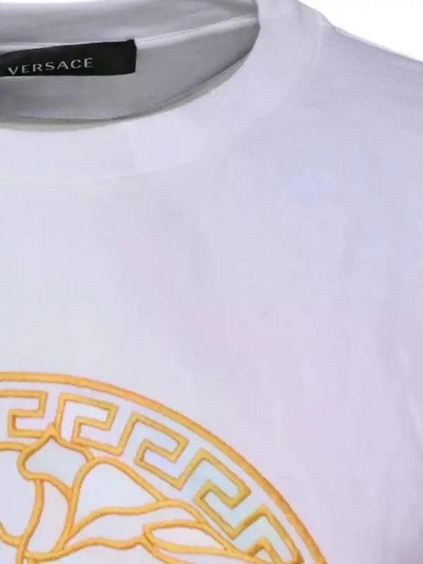 Versace Medusa-embroidered Crew-neck Sweater