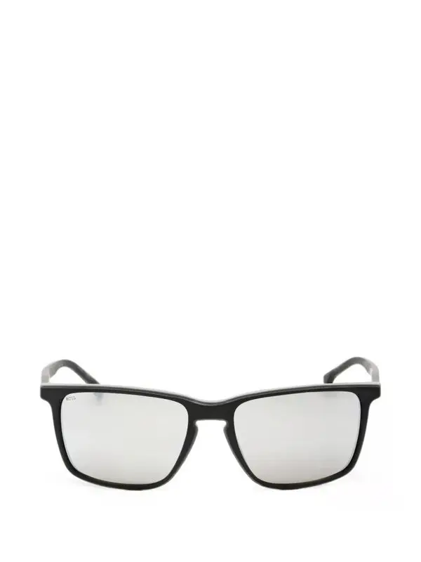BOSS Rectangle-frame Mirrored Sunglasses
