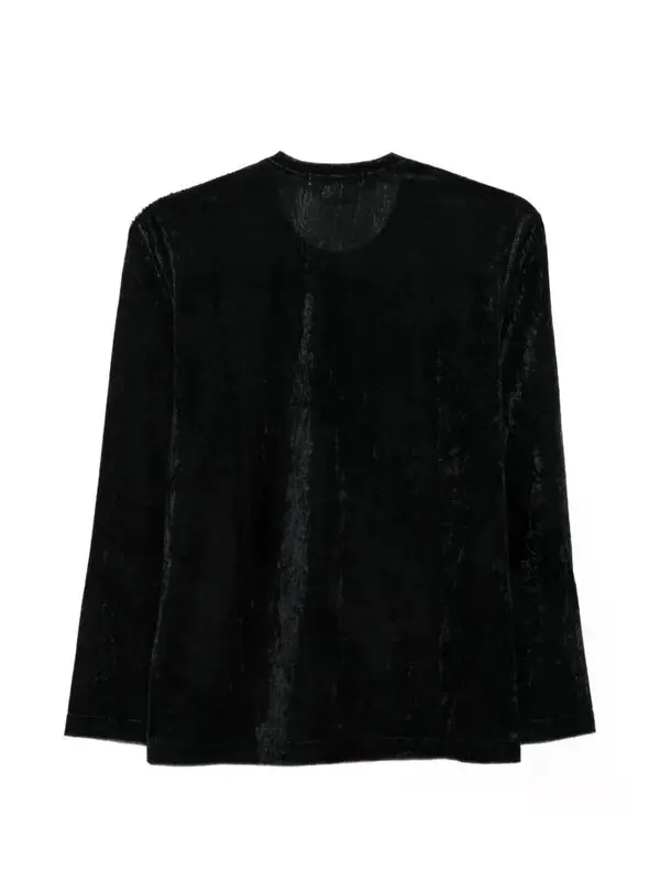 Comme Des Garçons Crinkled Long-sleeve T-shirt
