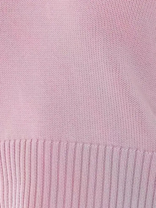 Alpha Studio Ribbed-trim Crew-neck Sweater