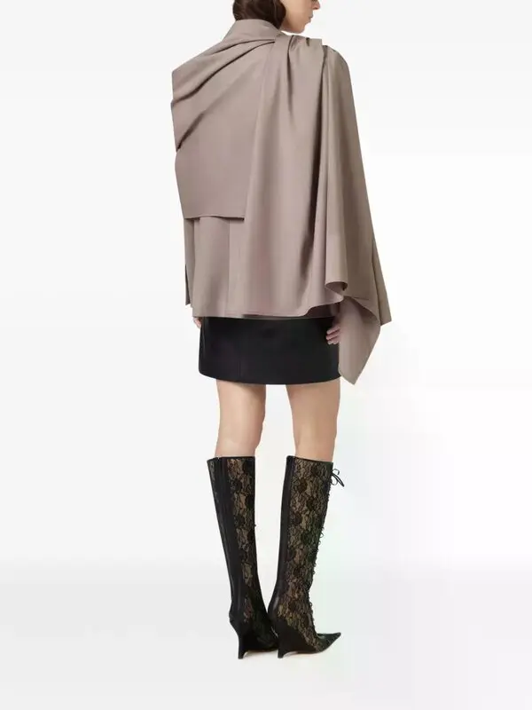 Giuseppe Di Morabito Crystal-embellished Draped Jacket