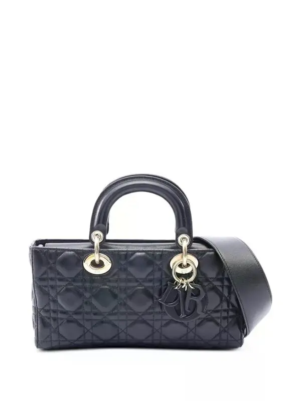 Dior Medium 2010s Cannage Lady D-joy Tote Bag