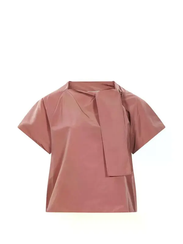 Max Mara Bow-detail Raglan-sleeve Blouse - Pink