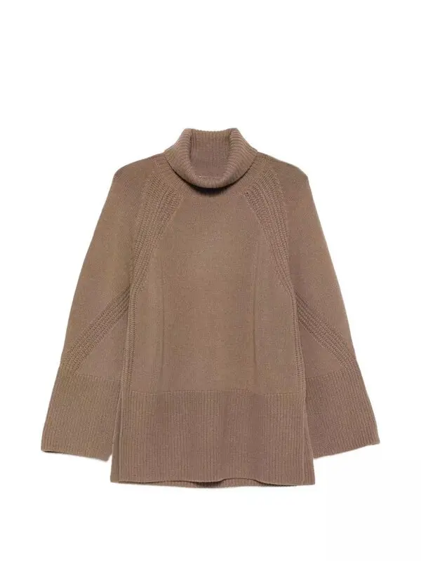 JOSEPH Loftus Roll-neck Side-slit Sweater