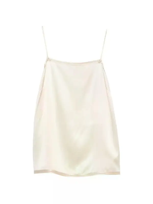 JOSEPH Satin-finish Spaghetti-strap Top - Neutrals