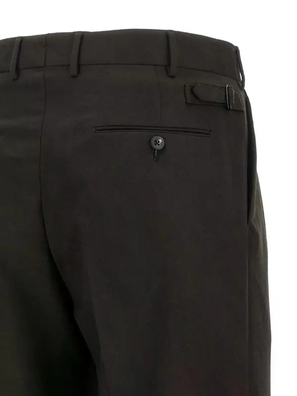CELLAR DOOR Nev Pleated Trousers