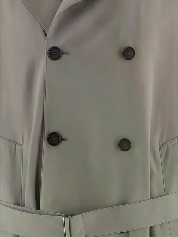 Giorgio Armani Double-breasted Belted Coat