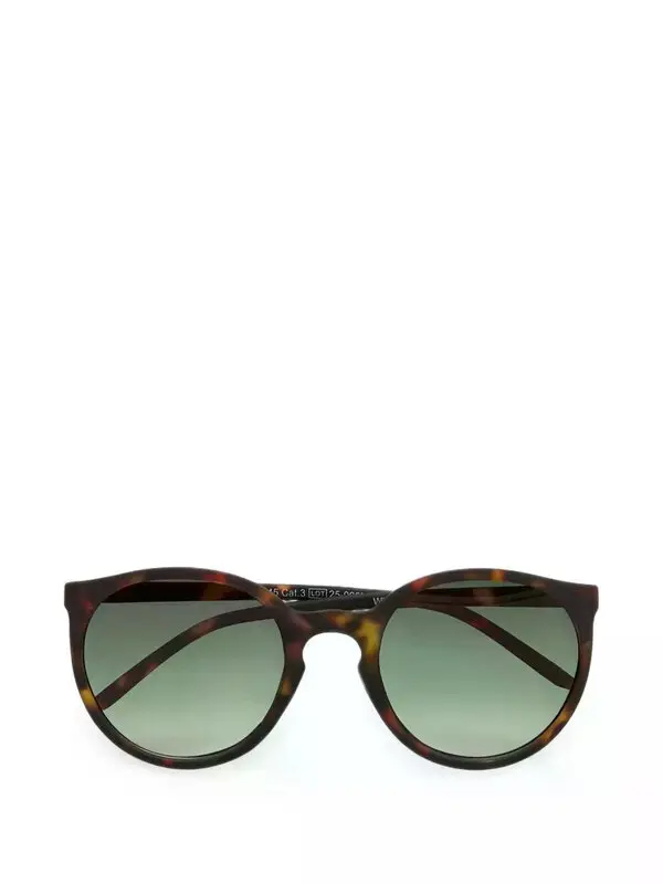 OKKIA Berlino Tortoiseshell-effect Round-frame Sunglasses