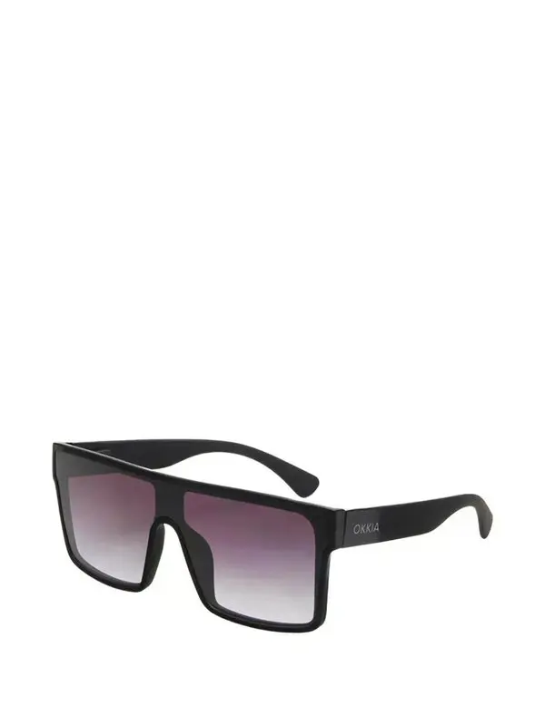 OKKIA Tokyo Square-frame Sunglasses - Black