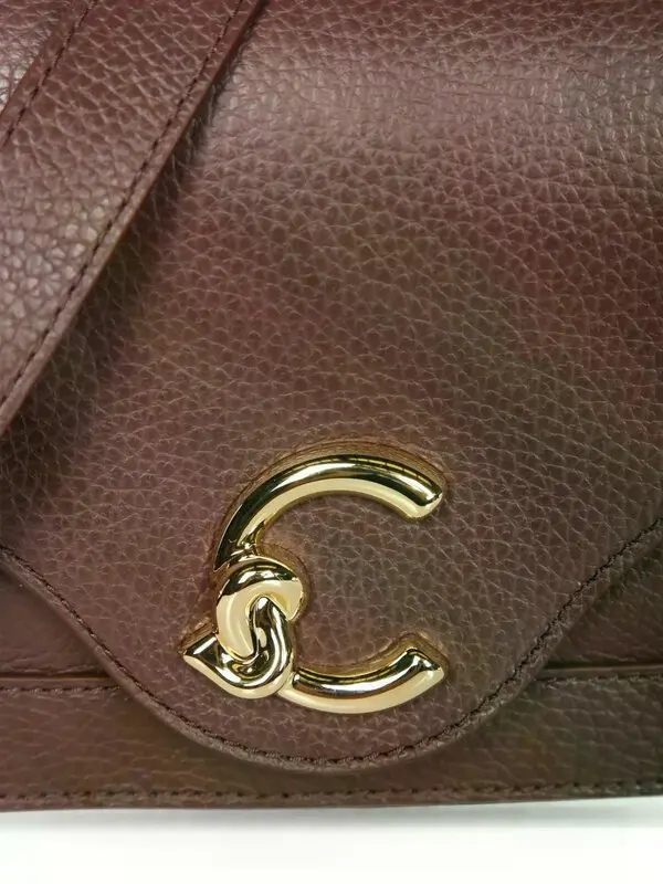 COCCINELLE Medium C-me Logo-plaque Leather Shoulder Bag