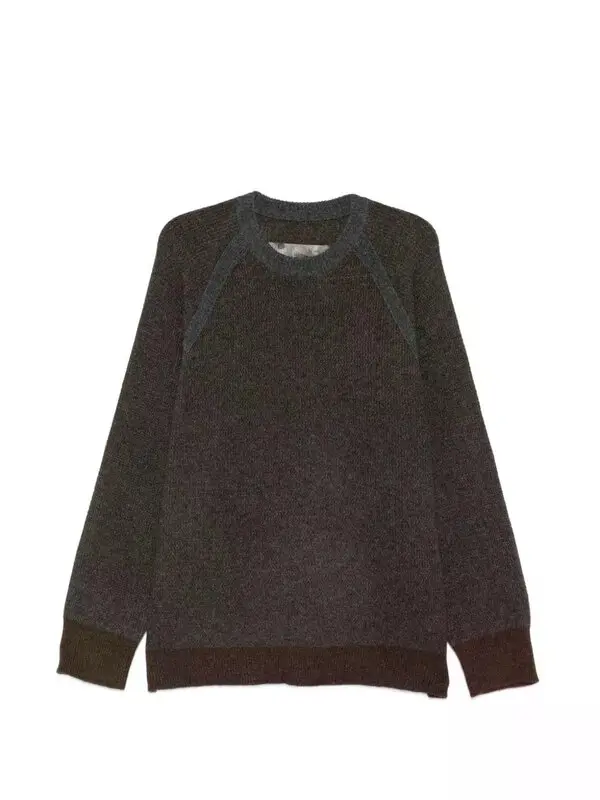 ZIGGY CHEN Raglan-sleeve Braided-cord Sweater