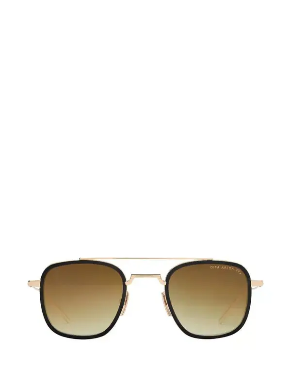 Dita Artoa.27x Square-frame Sunglasses - Black