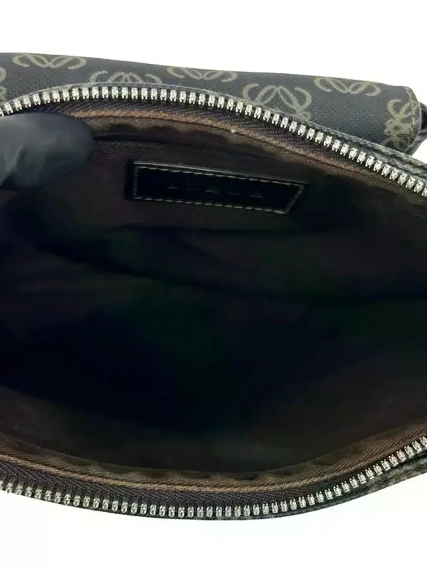 Loewe 1990-2010 Anagram Coated Canvas Crossbody Bag