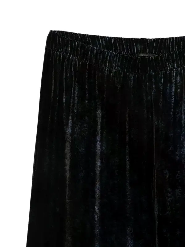 Avant Toi Velvet Wide-leg Trousers