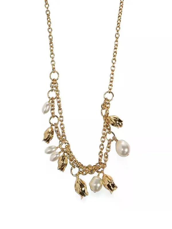 Chloé Tulip Pearl-embellished Necklace