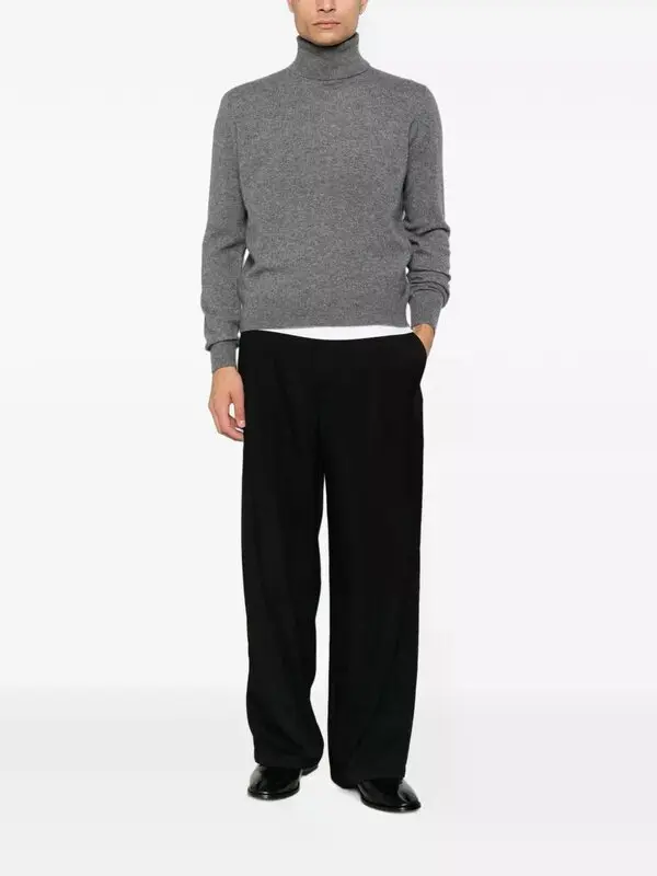 ENTIRE STUDIOS Roll-neck Knitted Sweater - Grey