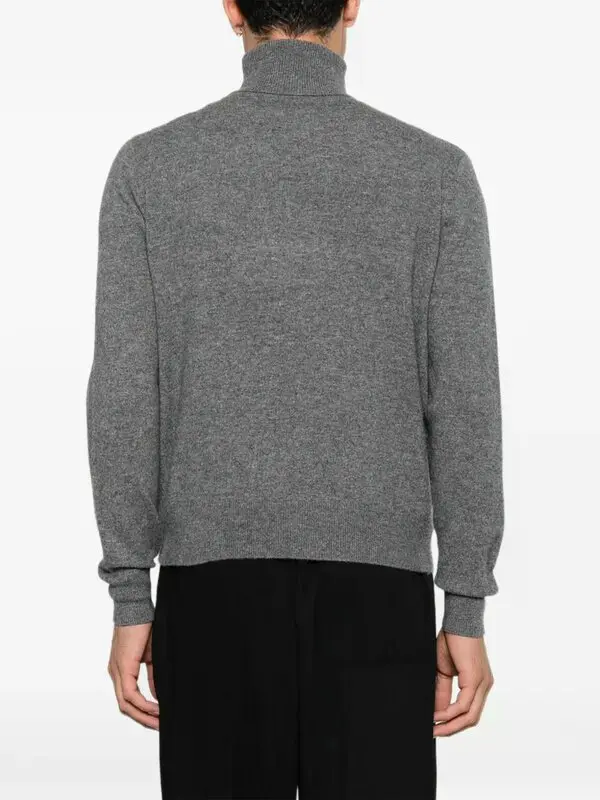 ENTIRE STUDIOS Roll-neck Knitted Sweater - Grey