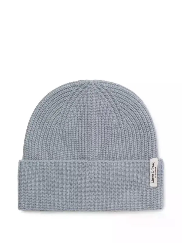 Marc O'polo Ribbed-knit Beanie Hat - Blue