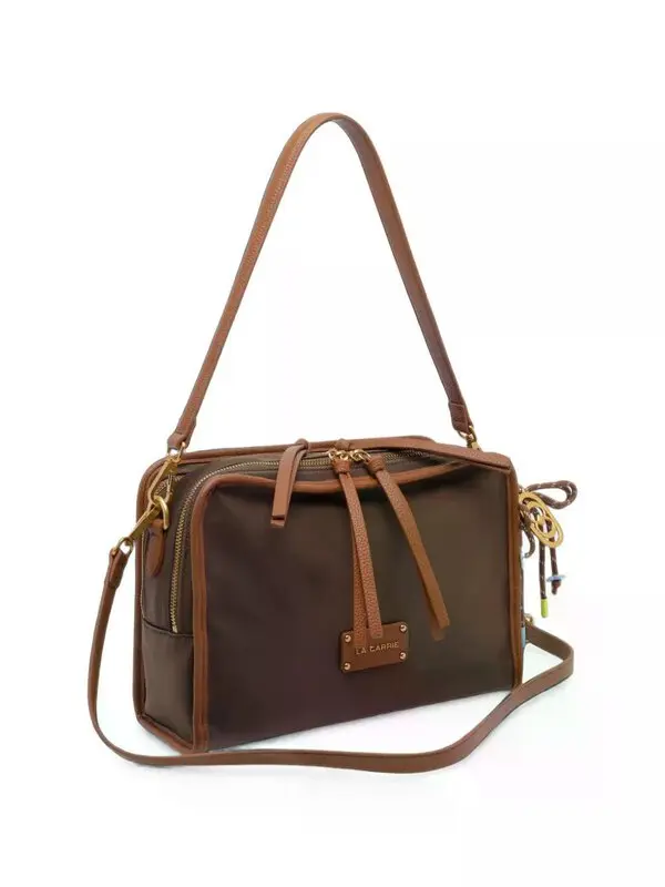 LA CARRIE Logo-plaque Tassel Shoulder Bag