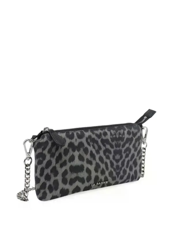LA CARRIE Lio Leopard-print Cross Body Bag - Grey