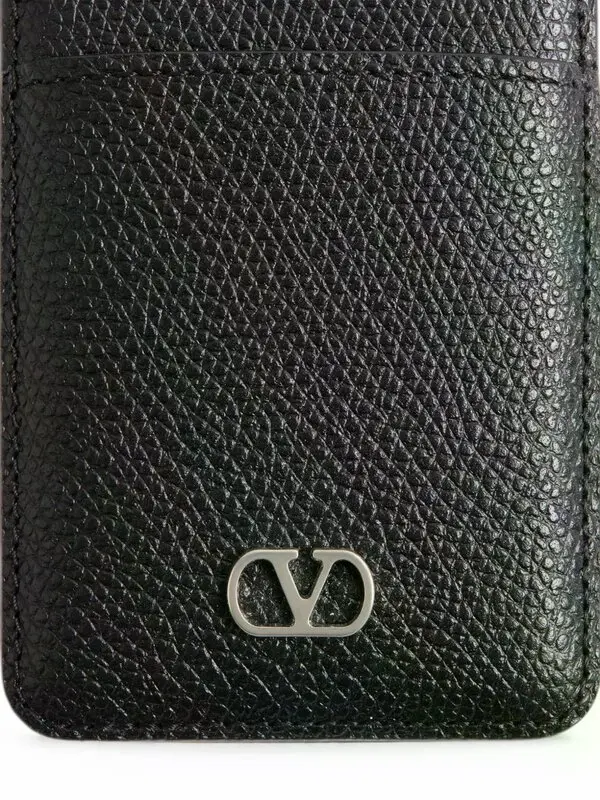 Valentino Garavani Logo-plaque Magnetic Cardholder