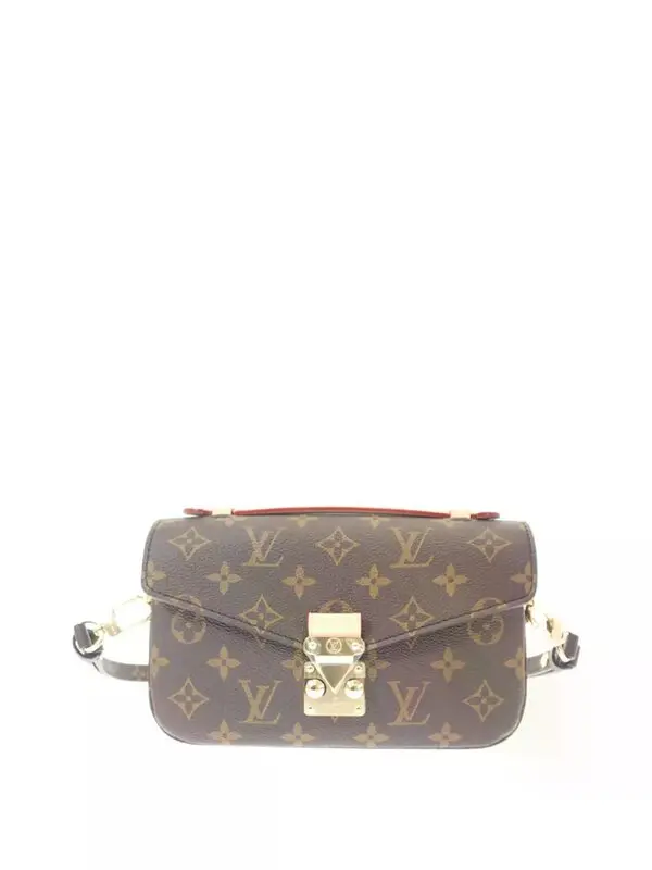 LOUIS VUITTON 2010-2026 Monogram Pochette Metis East West Satchel