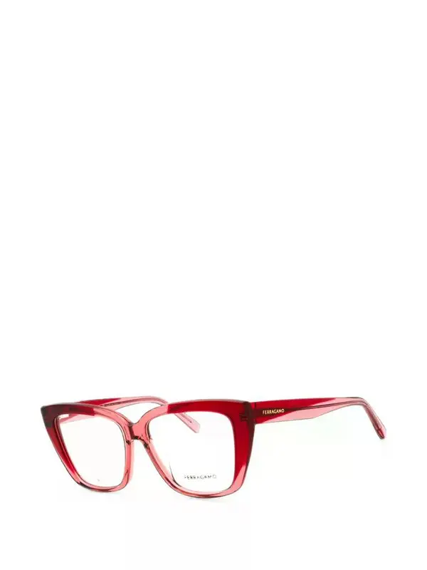 FERRAGAMO Cat-eye Frame Glasses - Red