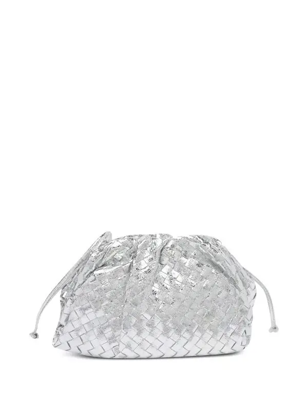 LA CARRIE Woven Leather Shoulder Bag