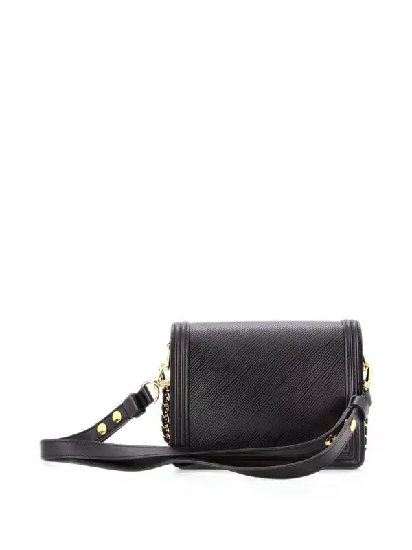 LOUIS VUITTON Dauphine Epi Leather Mini Shoulder Bag - Black