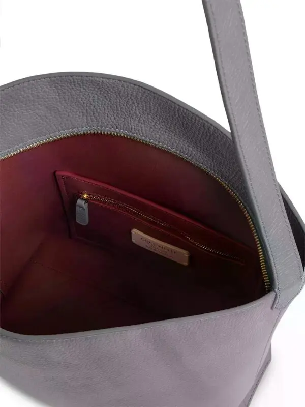 COCCINELLE C-me Lock Grained Leather Shoulder Bag