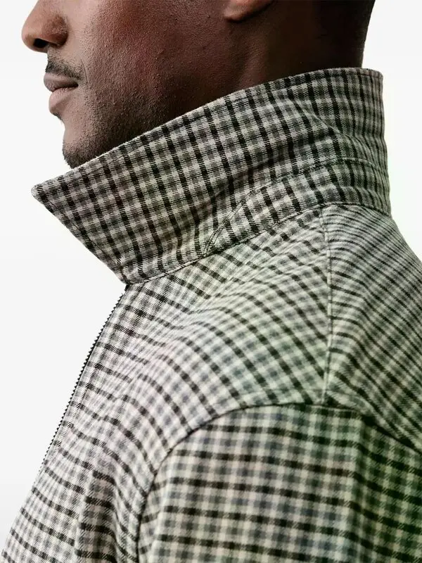Marc O'polo Check-print Zip-up Jacket